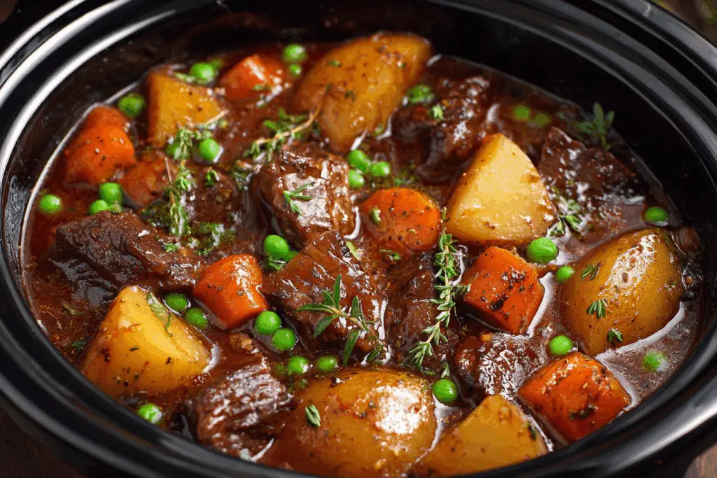 Slow Cooker Beef Stew With Rich Herb Gravy - VIP Recipe